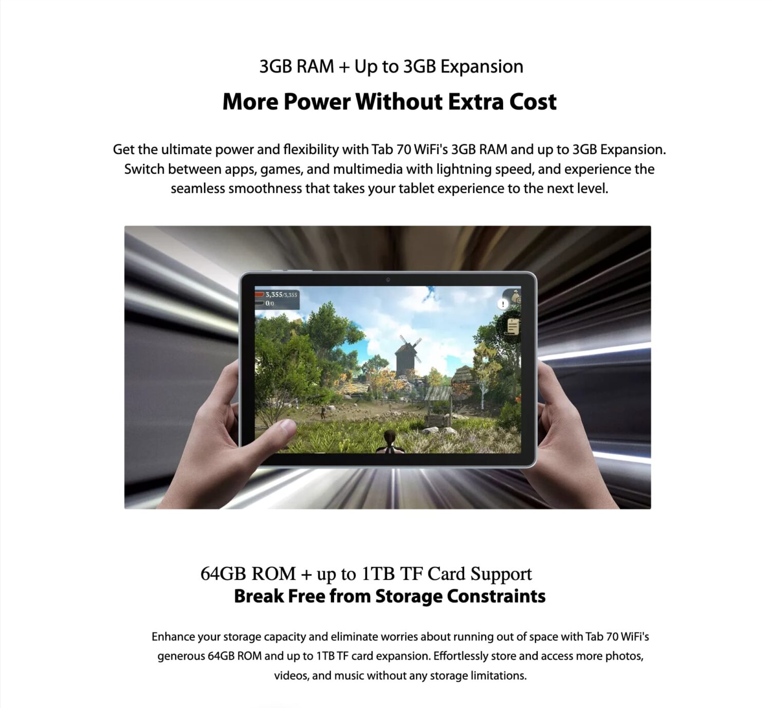 Blackview Tab 70 Price in Nepal - (Space Grey, 3GB | 64GB)
