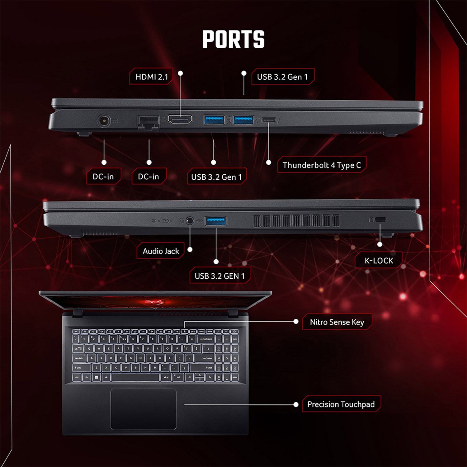 Acer Nitro V15 Gaming Laptop Intel Core I5 13th Gen 13420H 8GB 512GB Acer Nitro V15 Gaming Laptop Intel Core I5 13th Gen 13420H 8GB 512GB
